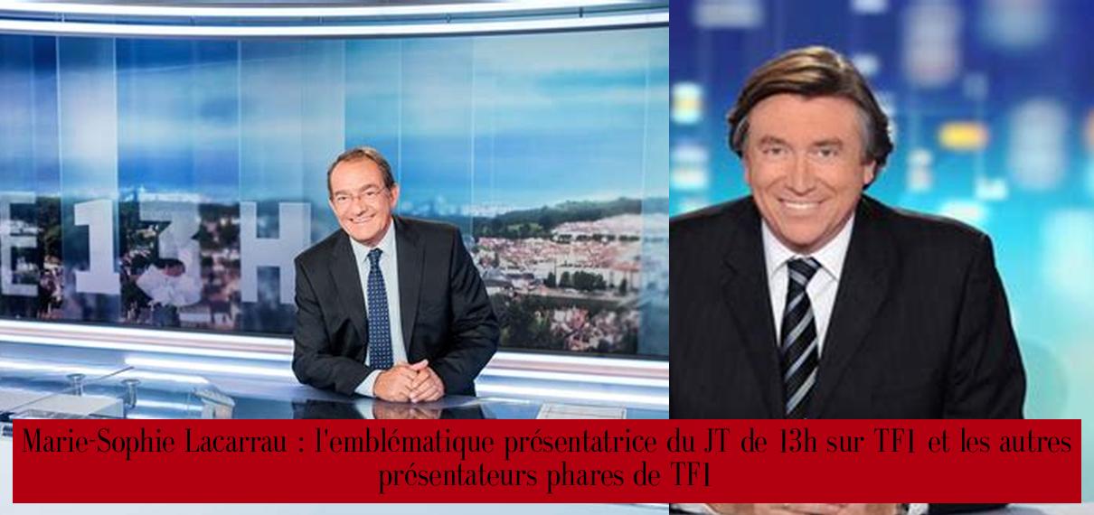 Marie-Sophie Lacarrau : l'emblématique présentatrice du JT de 13h sur ...
