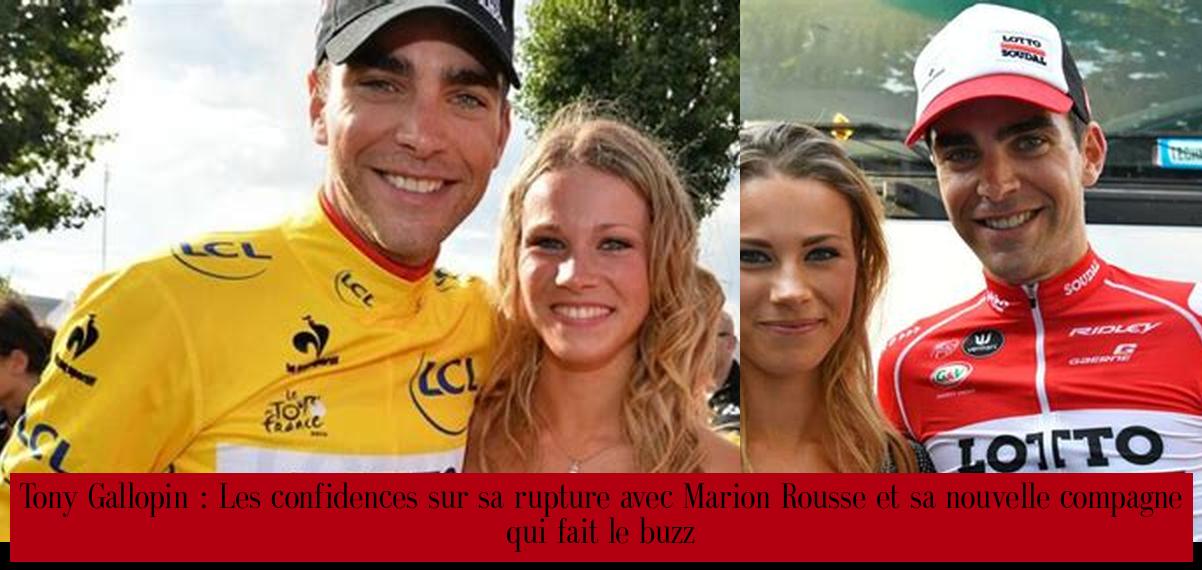 Tony Gallopin : Les confidences sur sa rupture avec Marion Rousse et sa ...