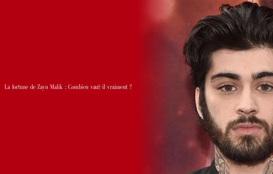 La fortune de Zayn Malik : Combien vaut-il vraiment ? – Palmarès Magazine : L'Expert en ...