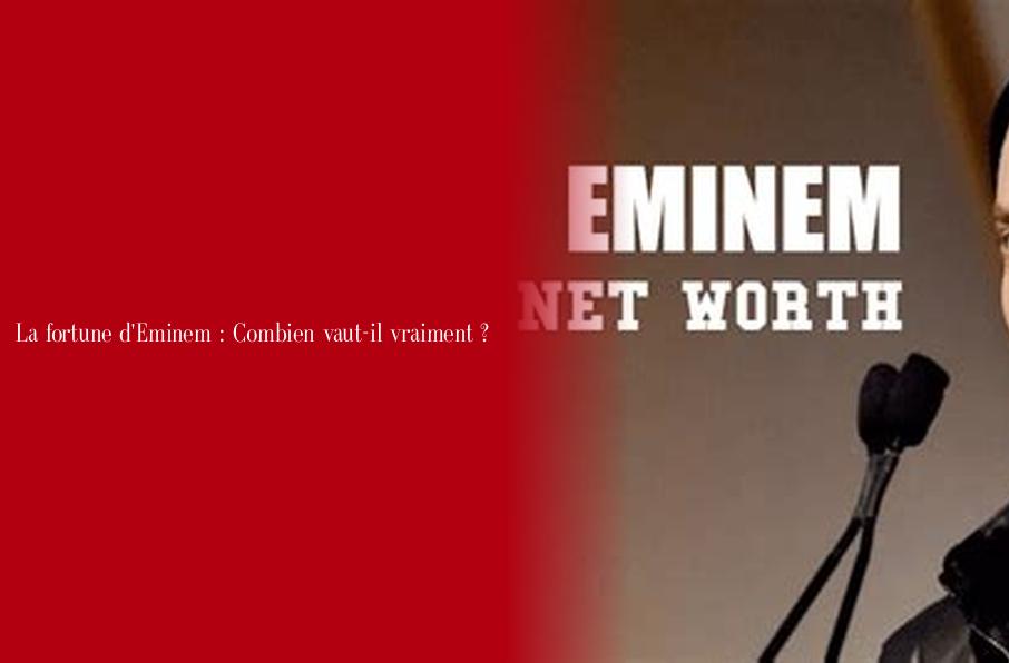 La fortune d'Eminem : Combien vaut-il vraiment ? – Palmarès Magazine : L'Expert en Festivals de ...