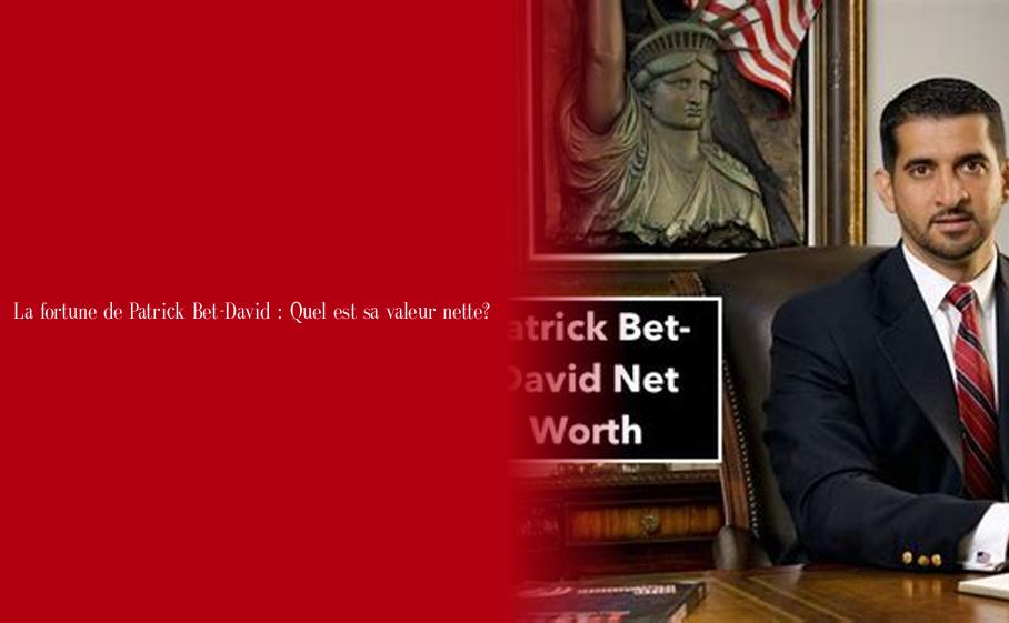 La fortune de Patrick Bet-David : Quel est sa valeur nette? – Palmarès ...