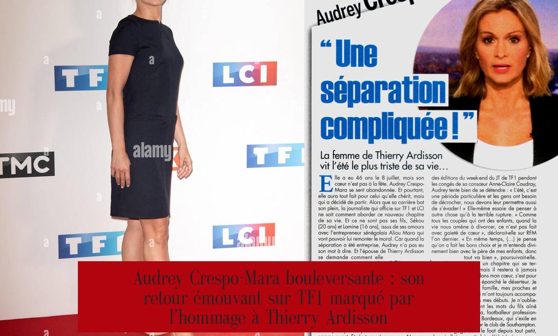 Audrey Crespo-Mara bouleversante : son retour émouvant sur TF1 marqué ...